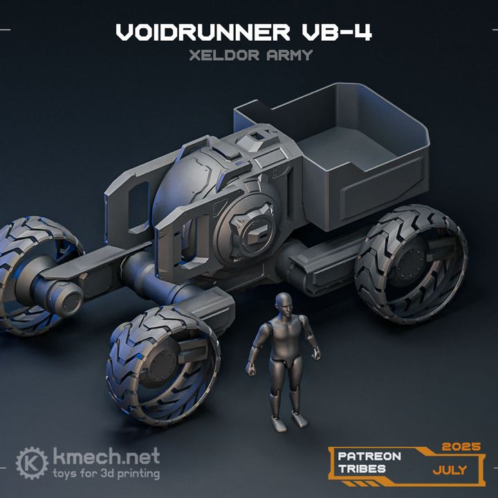 3D Printable VOIDRUNNER buggy by Kmech
